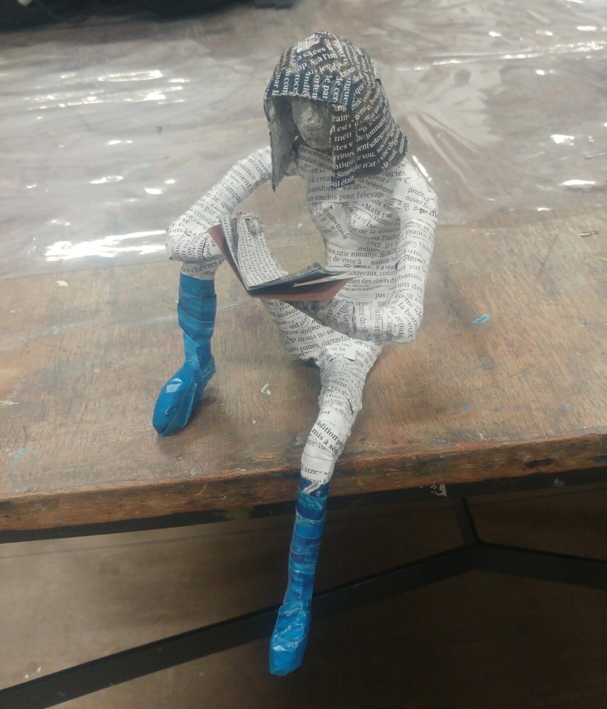 sculpture-papier-mache-lecture – Sculptur•Ed